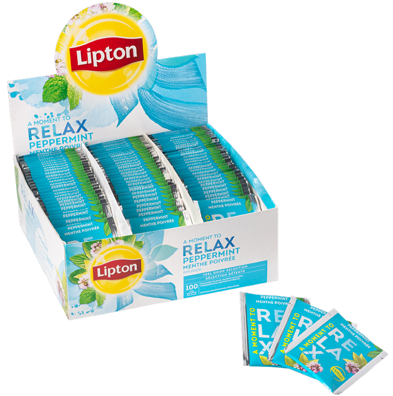 LIPTON RELAX PEPPERMINT - 25 PCS